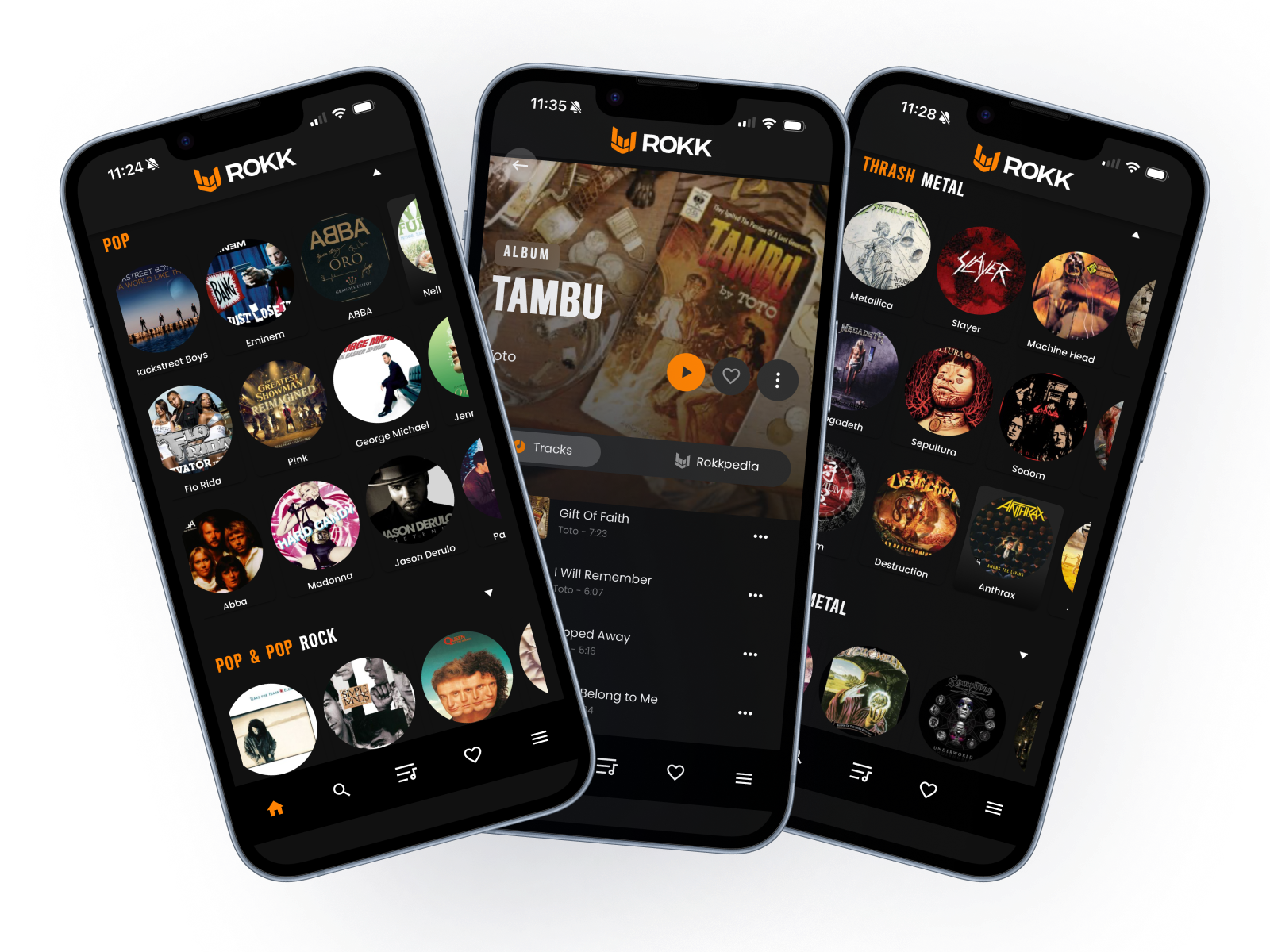 ROKK | The first streaming app dedicated to fans of ROKK & Metal