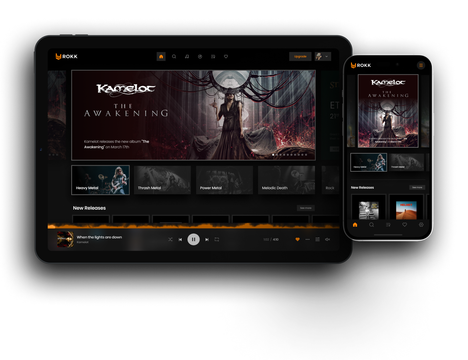 ROKK | The first streaming app dedicated to fans of ROKK & Metal